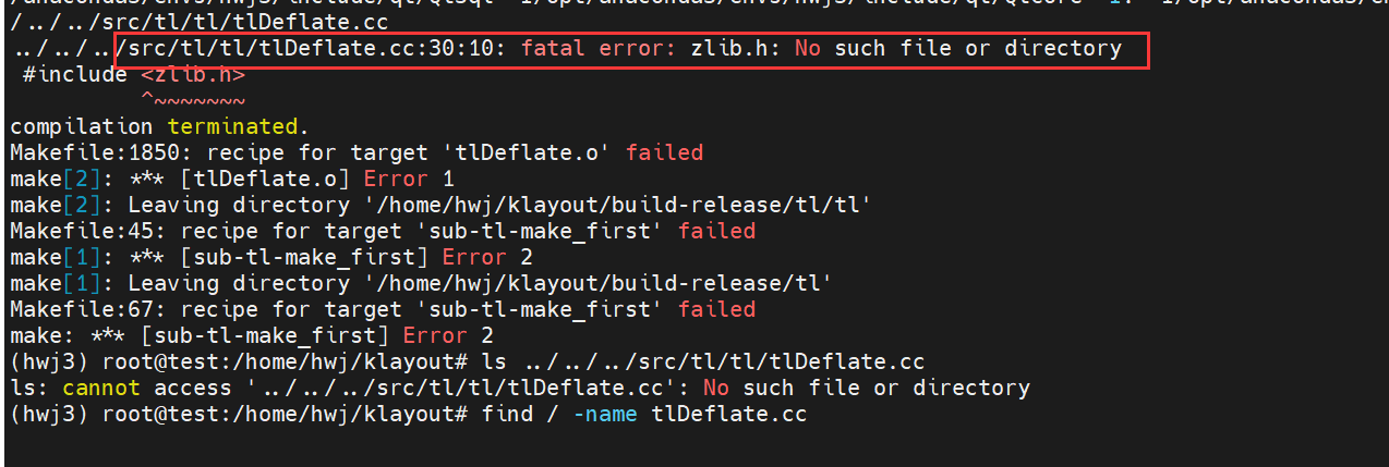 zlib.h: No such file or directory · Issue #1293 · KLayout/klayout · GitHub