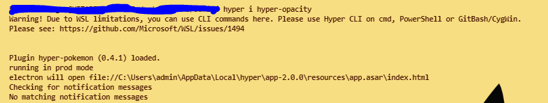 Cant install any plugin (windows) · Issue #3027 · vercel/hyper · GitHub