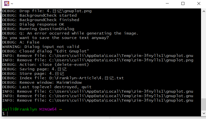 The gnuplot_editor has a bug · Issue #1142 · zim-desktop-wiki/zim-desktop-wiki · GitHub