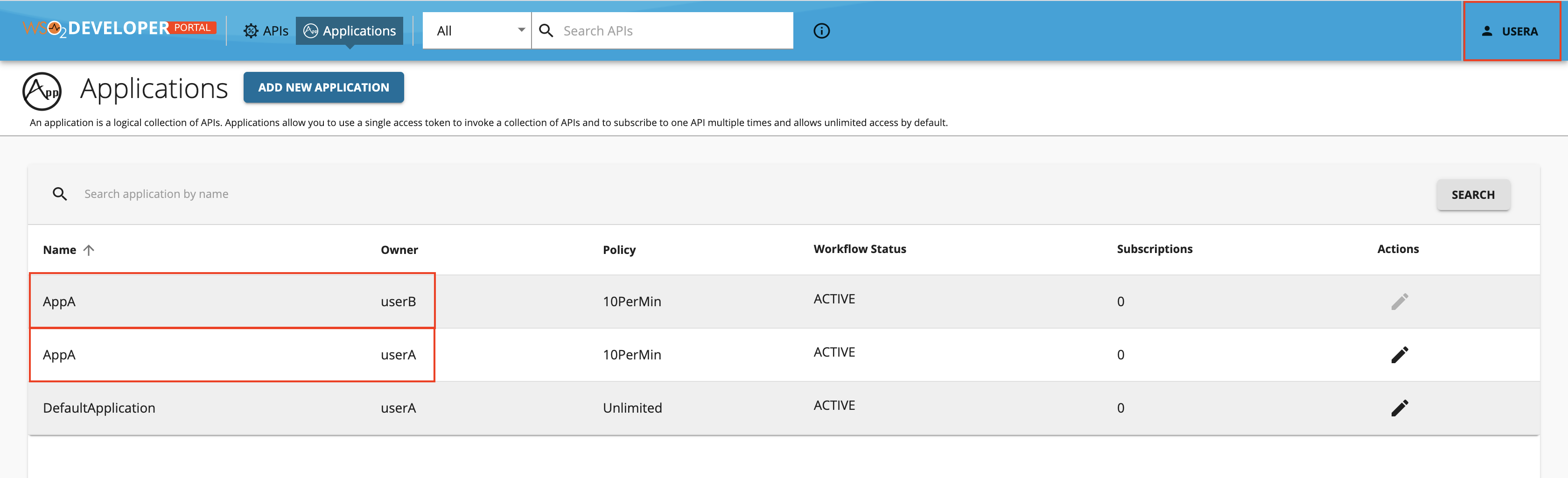 Apim 310 Cant Create Application That Other User Owns · Issue 11246 · Wso2product Apim 