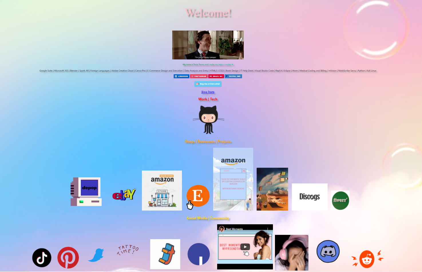 Github Myfriendtania Html Css Projects The Creative World Of My Html