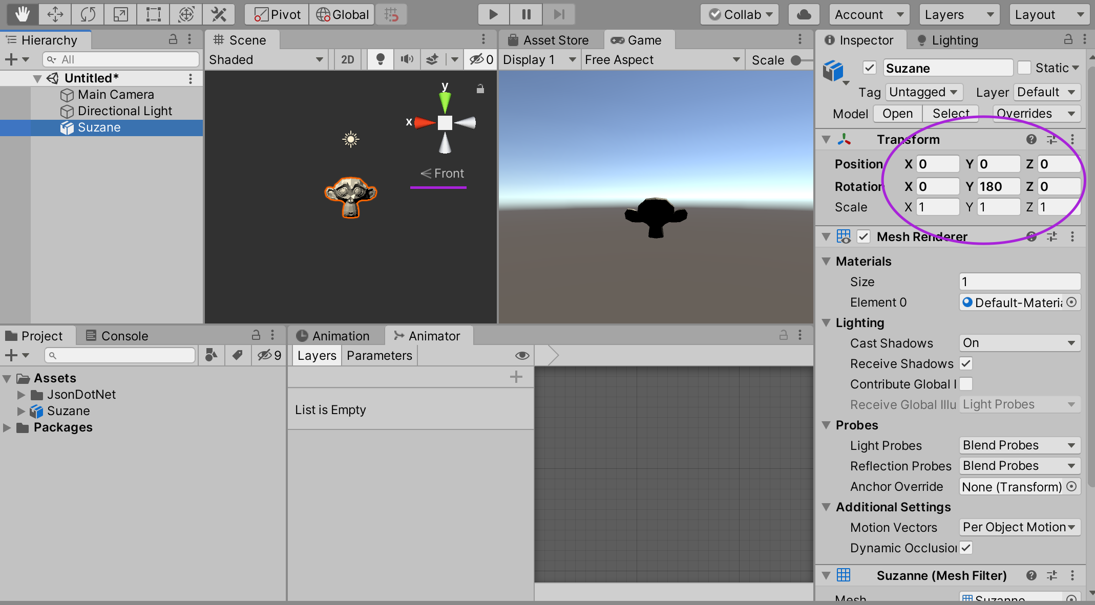 Imported Blender assets facing Back instead of Front (180° rotation Y ...