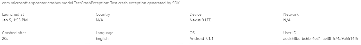 Missing User ID for NDK reports · Issue #1497 · microsoft/appcenter-sdk-android · GitHub