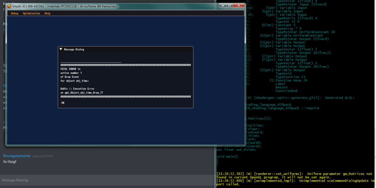Undertale [PCSB01157] · Issue #21 · Vita3K/compatibility · GitHub