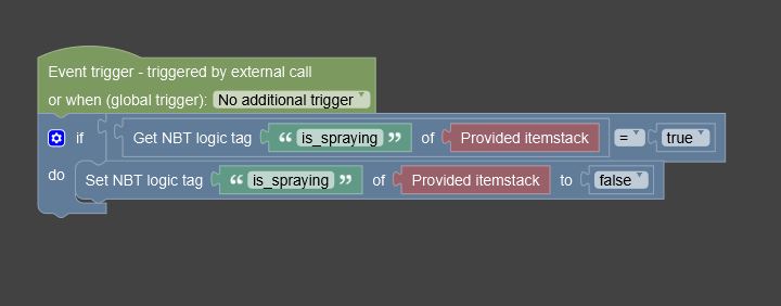 On Player Stopped Using trigger doesn't work · Issue #4081 · MCreator/MCreator · GitHub