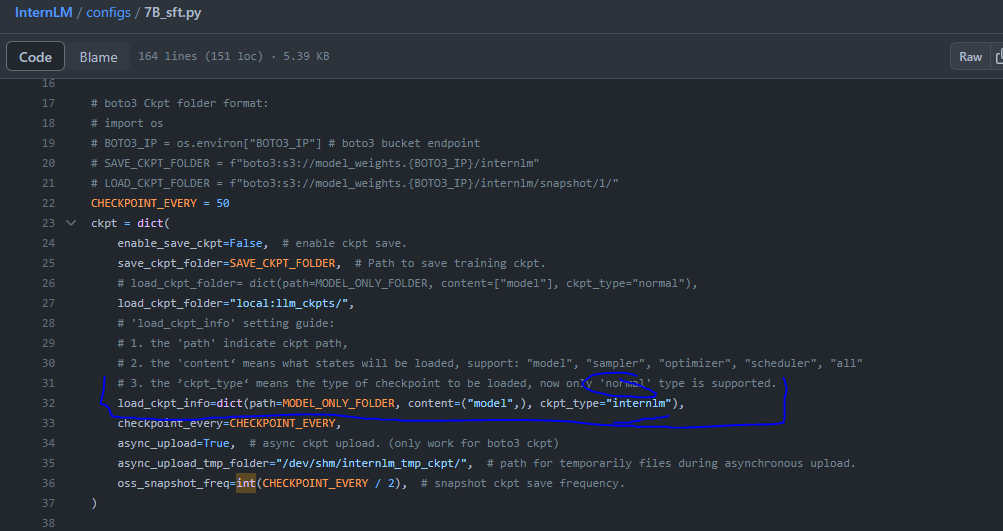 [QA] about config · Issue #447 · InternLM/InternLM · GitHub