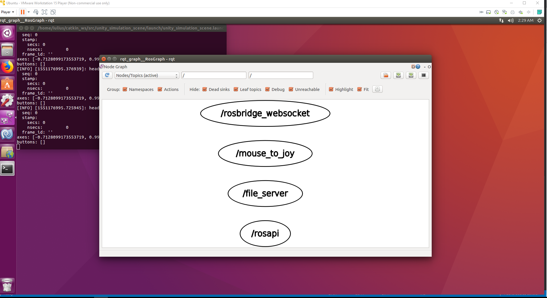 Failed To Connect To Rosbridge · Issue 166 · Siemens Ros Sharp · Github