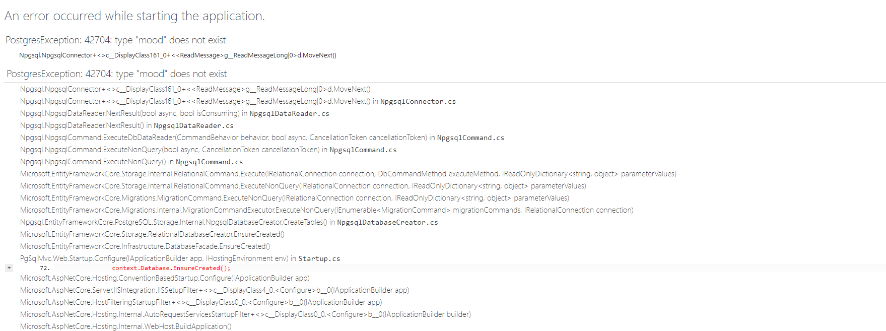Enum types with uppercase letters not working · Issue #440 · npgsql/efcore.pg · GitHub