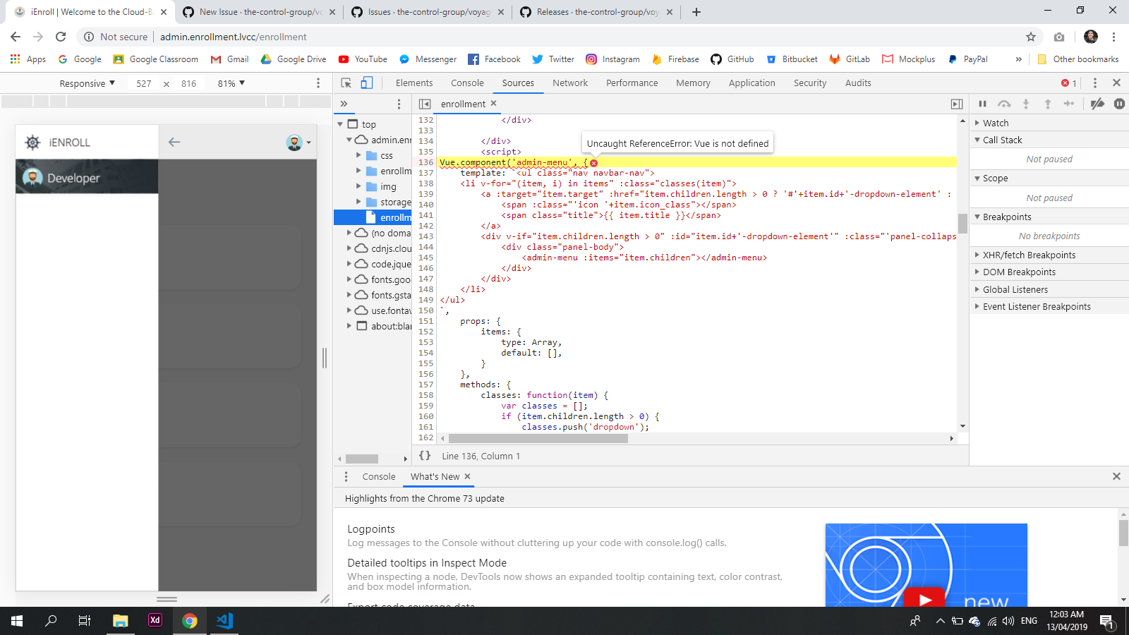 Uncaught Referenceerror Vue Is Not Defined