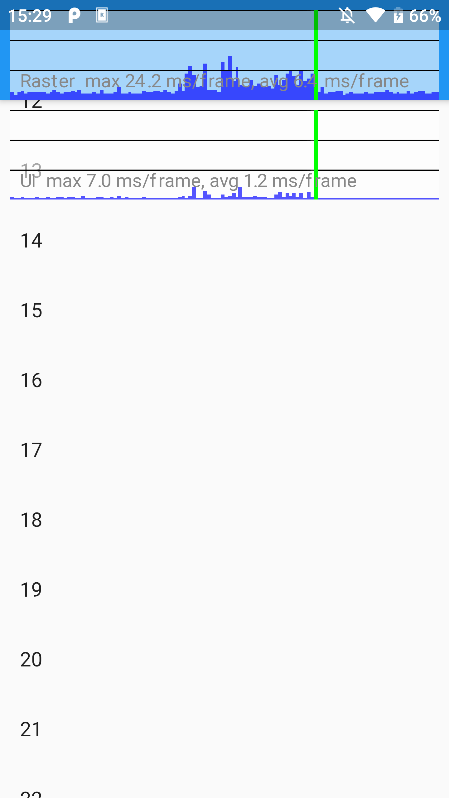 bouncing physics with scrollview cause jank when scoll ends on 120hz ...