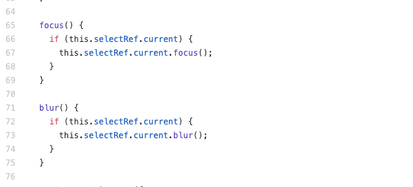 the focus/blur method is not on the ref of TreeSelect · Issue #27131 ...