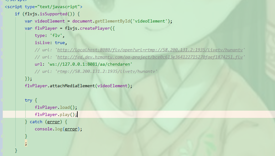 flv.js websocket 报错!Non-FLV, Unsupported media type! · Issue #603 · bilibili/flv.js · GitHub