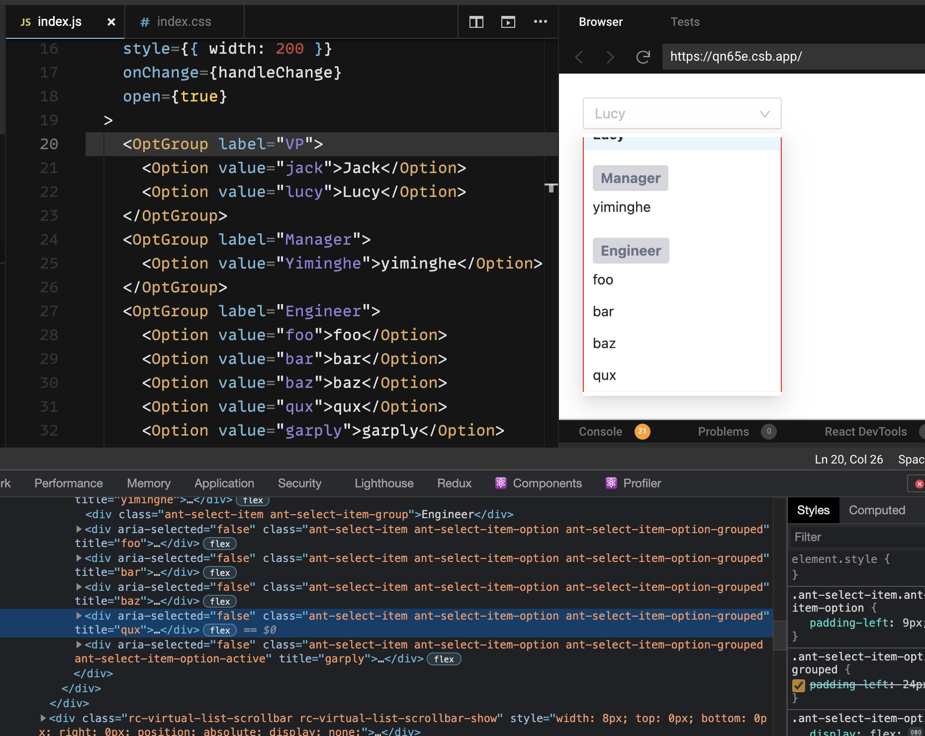 Select virtual scroll last item not visible · Issue #31321 · ant-design/ant-design · GitHub