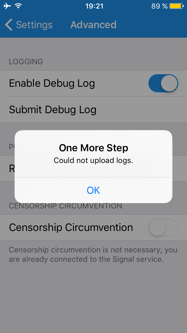 dropped audio calls without reason; "submit debug log" gives error. Log included · Issue #3115 ...