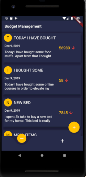GitHub - Yazdani1/Flutter-BudgetManagementApp