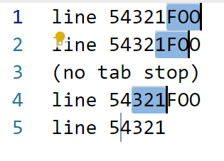 EOL-Sequence (CRLF) shifts tab stop in isFileTemplate snippets · Issue #167386 · microsoft ...