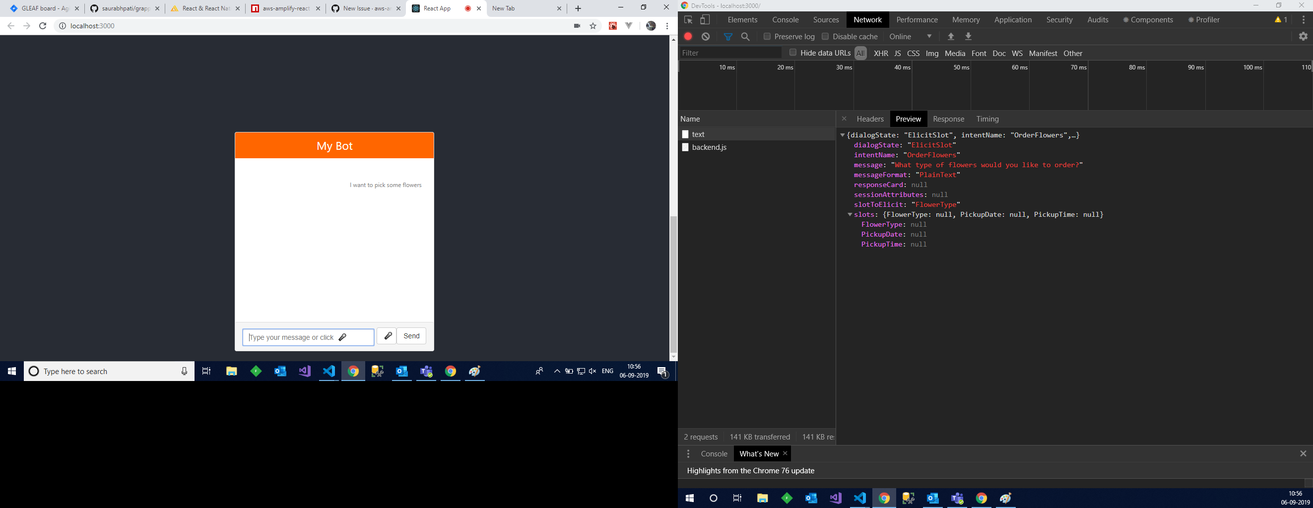 Chatbot Component Does Not Display Lex Responses On Both Text And Voice Mode How To Use It