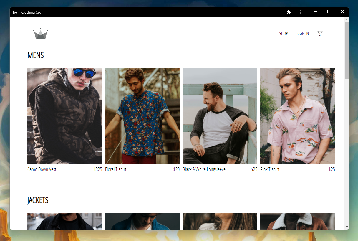GitHub - mak-irwin/stripe-ecomm: Mock e-commerce project to learn about PWAs and the Stripe API.