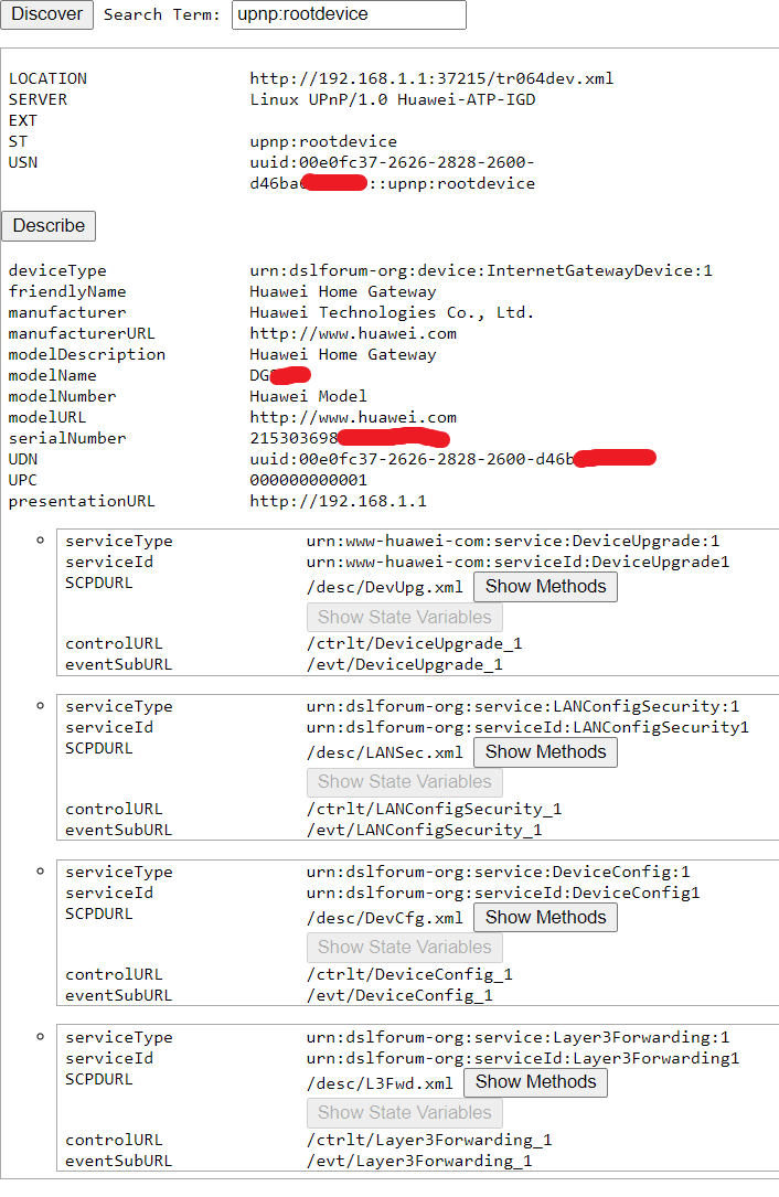 upnp:rootdevice Not Showing all services and Duplication problem when choosing ssdp:all · Issue ...