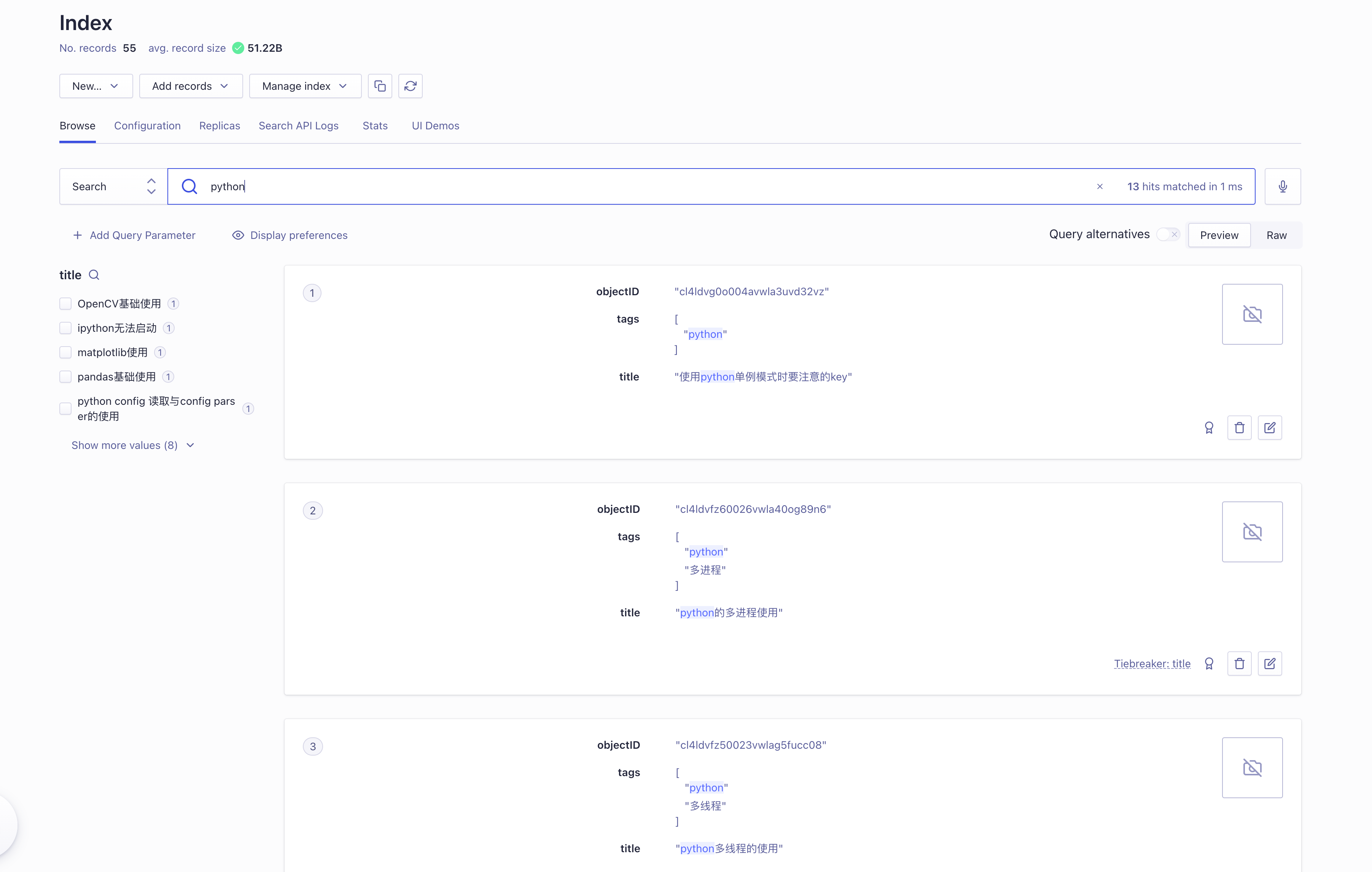 [Bug]: 配置了algolia search，搜索没有返回值，报错algolia.js:96 Uncaught (in promise) TypeError: Cannot read ...