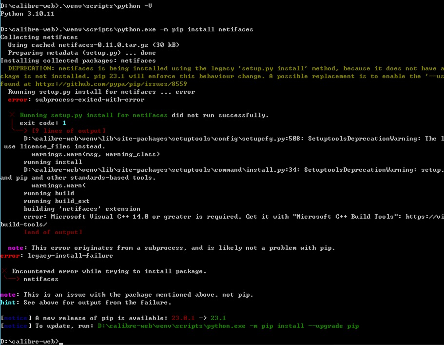 building error - netifaces, Microsoft Visual C++ 14.0 or greater is required · Issue #2759 ...