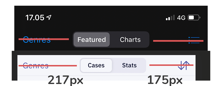 bug: ion-segment (iOS) not centered like title with ion-buttons · Issue #21037 · ionic-team ...
