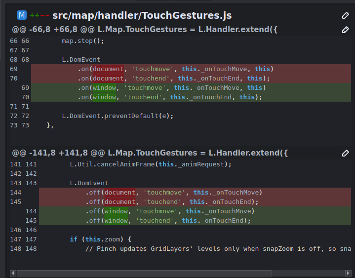 Zooming in or out after the map is rotated doesn't work correctly · Issue #19 · Raruto/leaflet ...