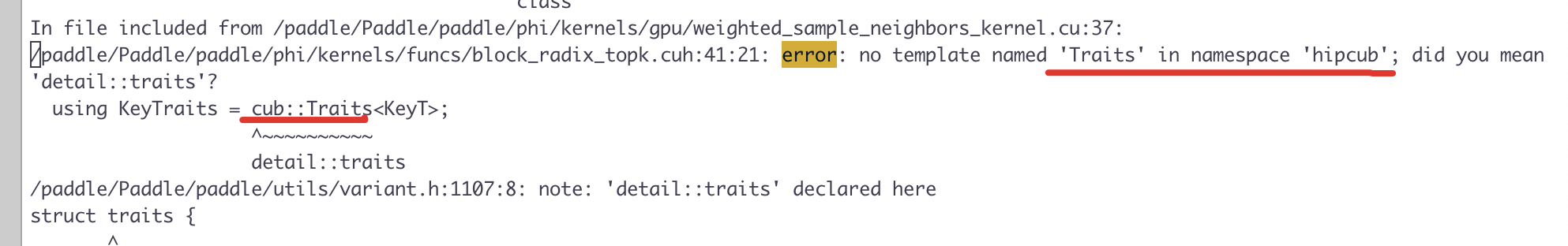 Met problems using hipcub.hpp · Issue #2045 · ROCm/ROCm · GitHub
