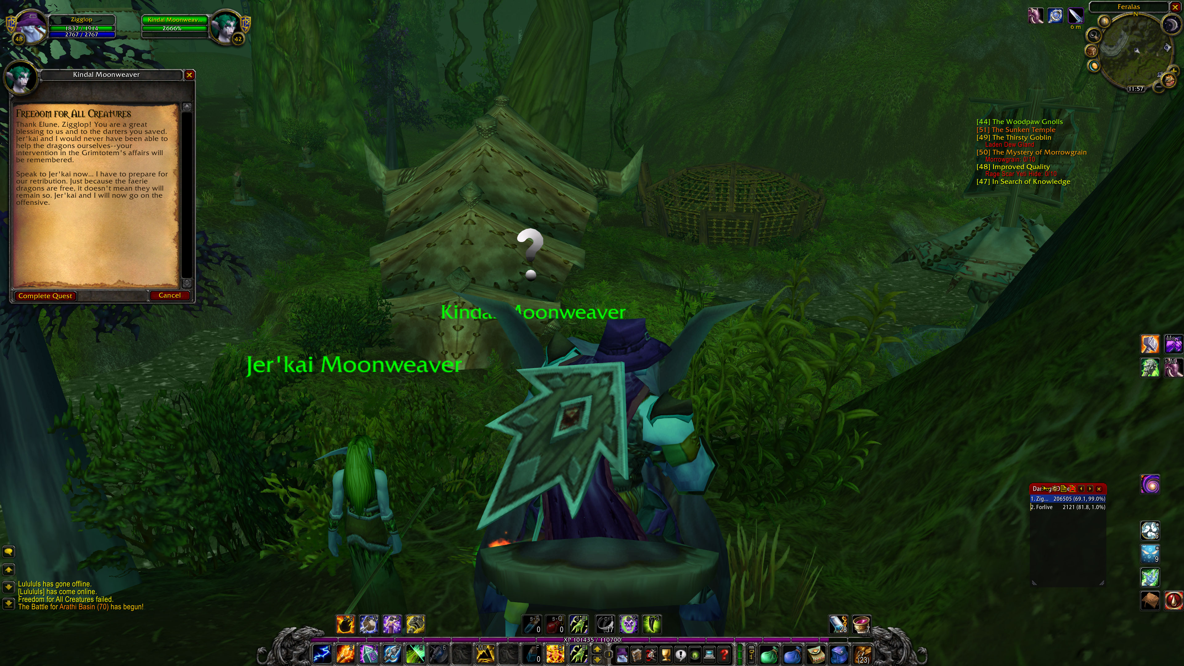 [Quest] Freedom for all Creatures (id#2969) · Issue #3599 · SunwellWoW ...