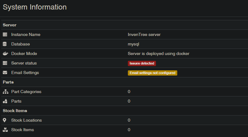 [FR] Ability to display 'Issues' that have been detected in the server from within the Web UI ...