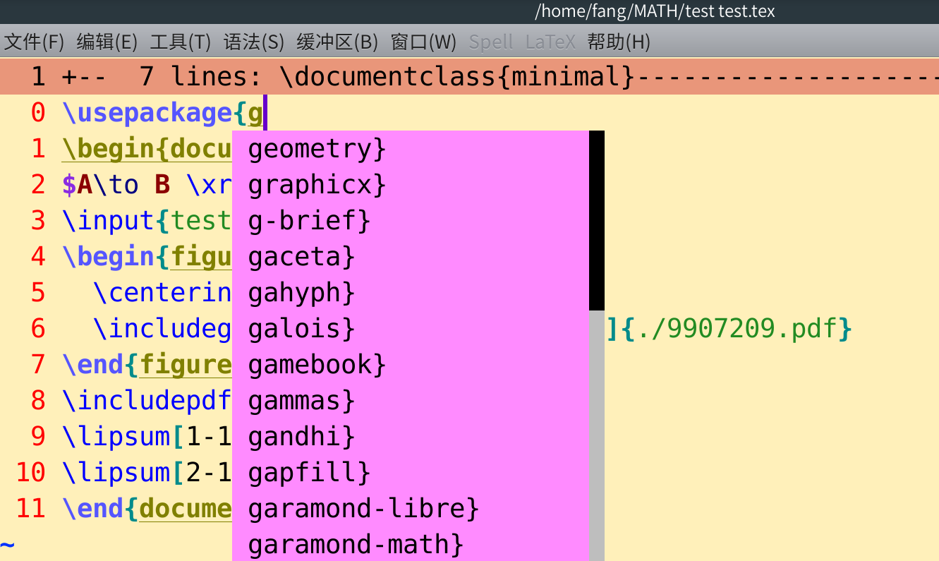 Github Fangyq09 Vimtextric A Vim Plugin For Writing Latex