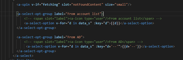 Select 分组就会报错 · Issue #977 · vueComponent/ant-design-vue · GitHub