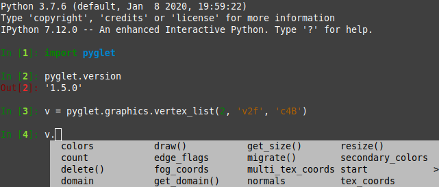 IDE Autocompletion and code navigation · Issue #259 · pyglet/pyglet · GitHub
