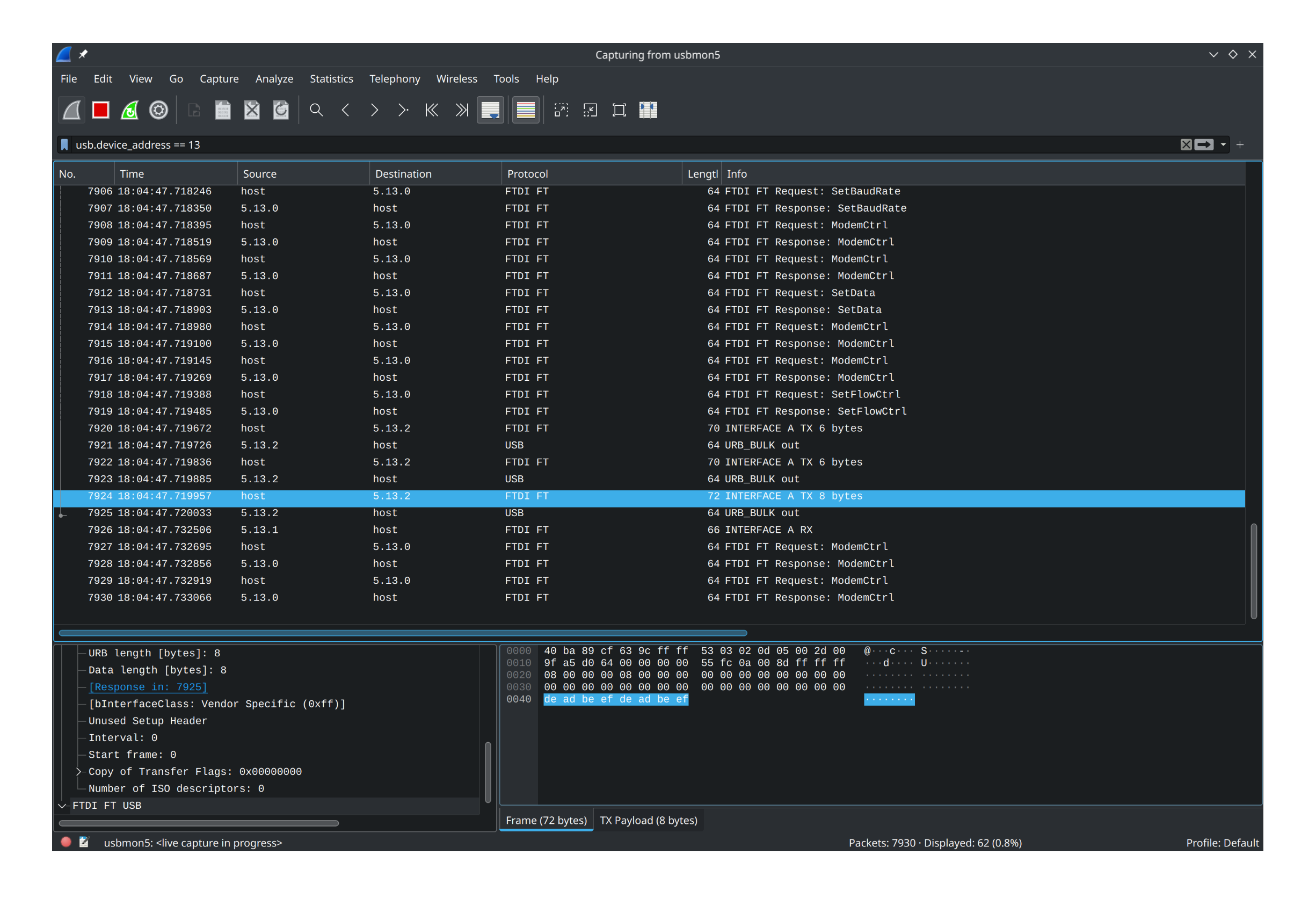 Last Portwrite Does Not Send All Bytes On Ftdi Dongle · Issue 117 · Serialportserialport Rs