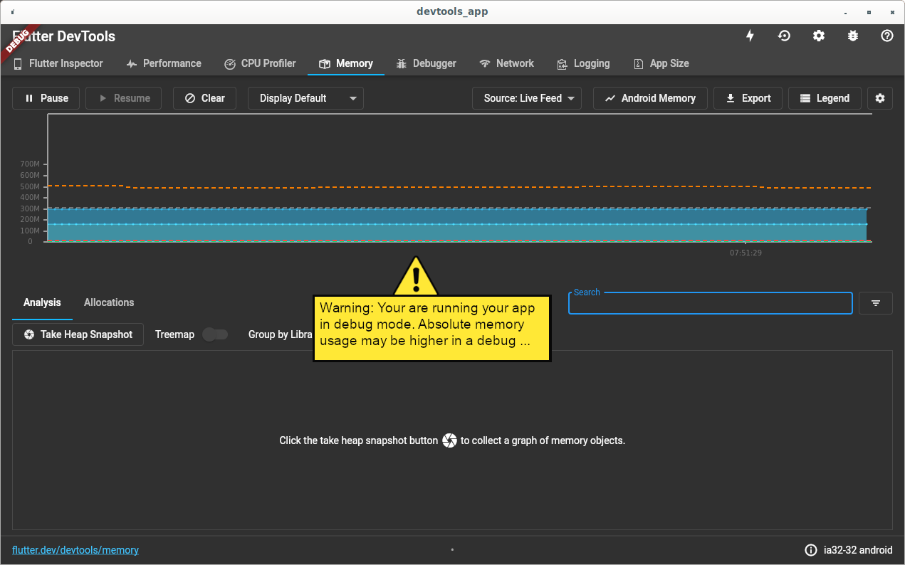 Error/Warning message when a DevTools view is selected. · Issue #3243 ...