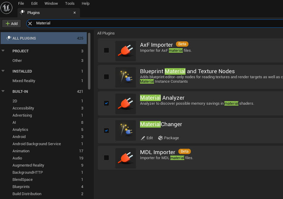 GitHub - stucafall66/Unreal_Material_Changer