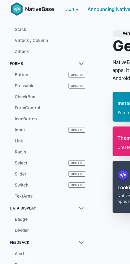 Why are available components being removed from Documentation? · Issue #4257 · GeekyAnts ...