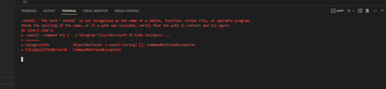 Can't open terminal · Issue #178996 · microsoft/vscode · GitHub