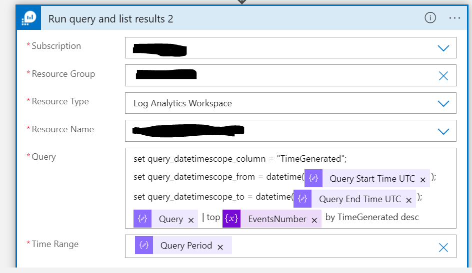 Failed to get HTTP response because of invalid input (DRAFT, queryData) in Run query and list ...