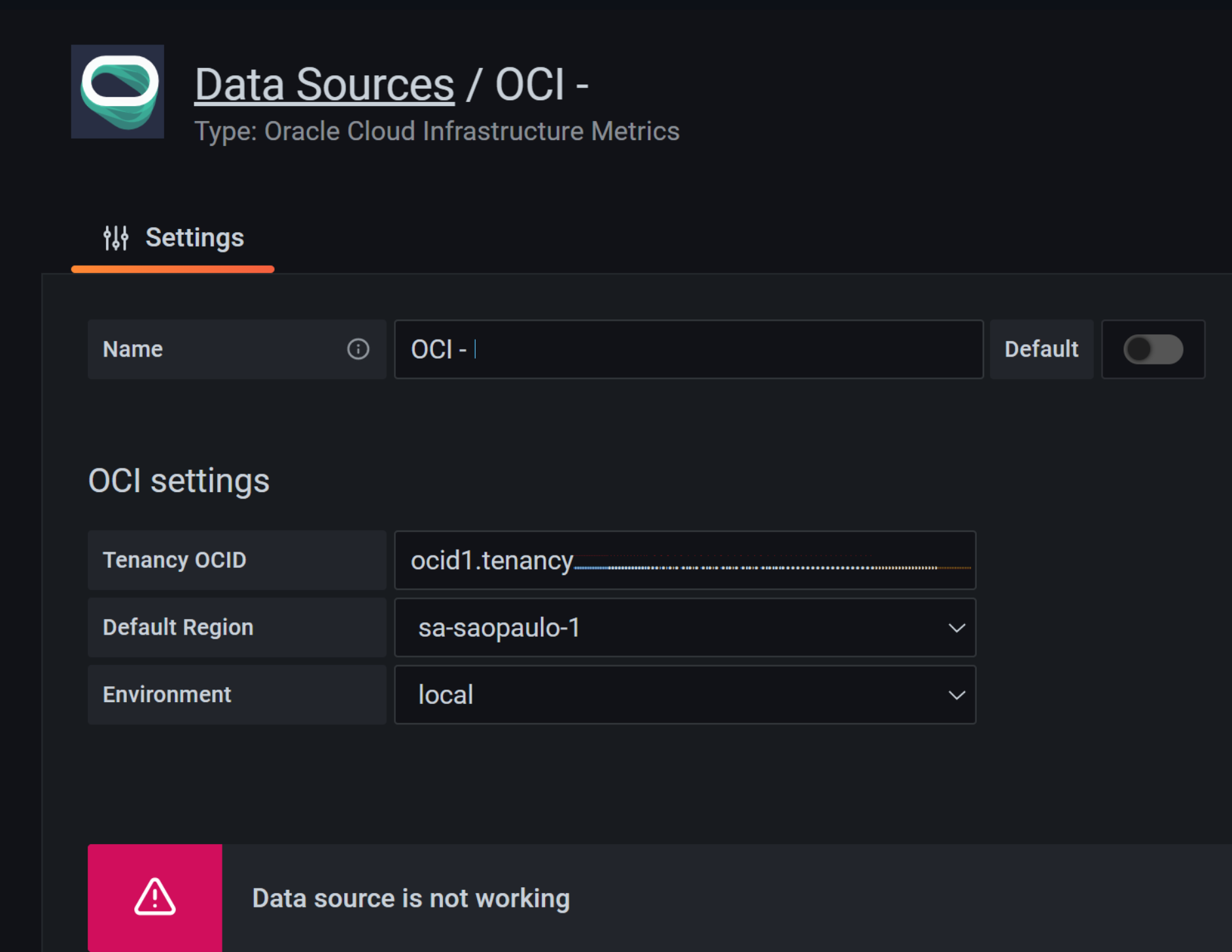 [CRITICAL] OCI Grafana stop working on Grafana 8 · Issue #91 · oracle/oci-grafana-metrics · GitHub