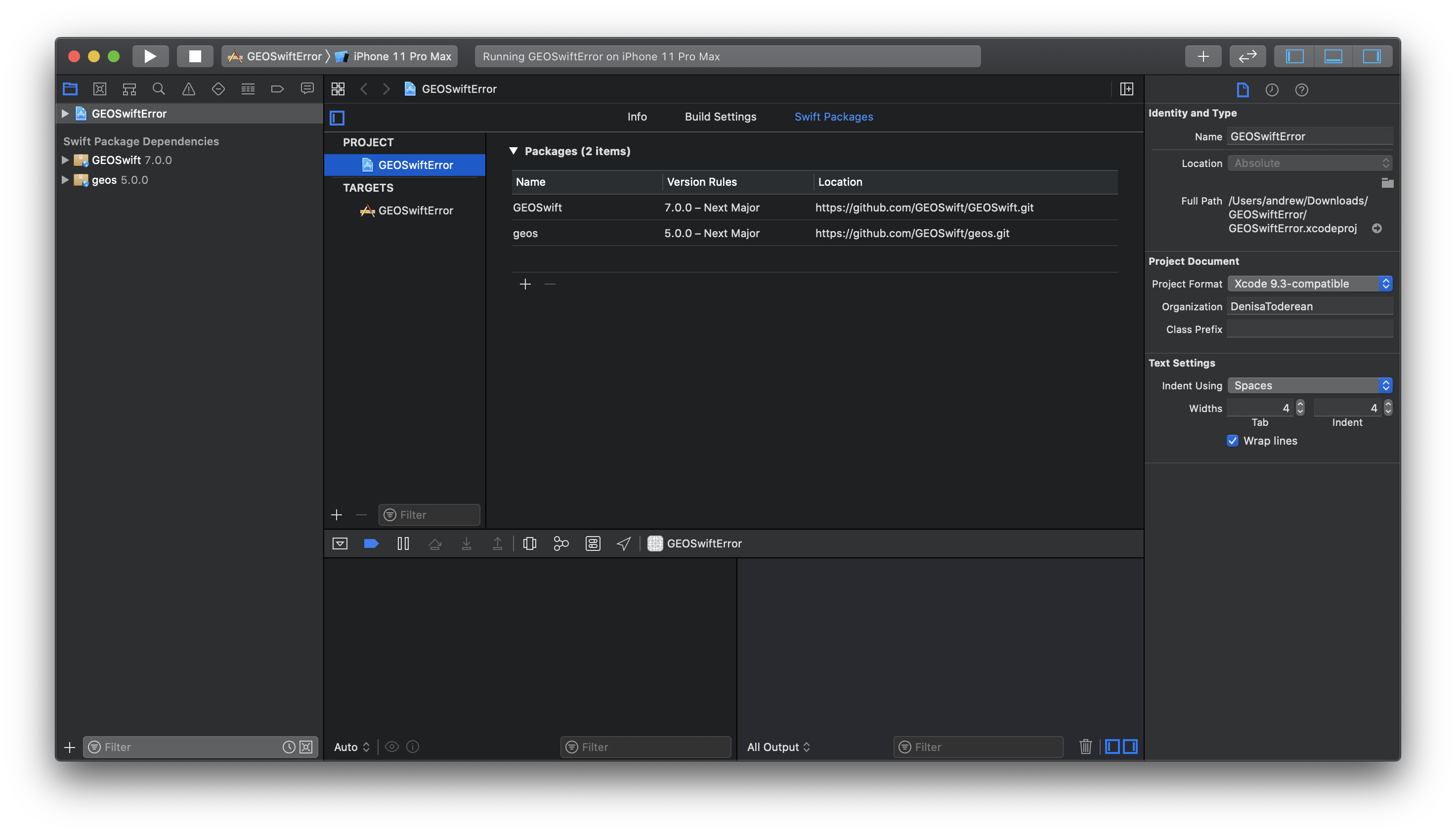 Cannot Install GEOSwift using spm or Carthage · Issue #195 · GEOSwift/GEOSwift · GitHub