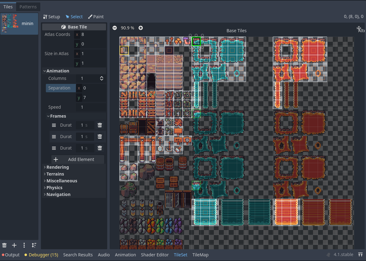 Tilemap animation for different frames separation · Issue #80454 · godotengine/godot · GitHub