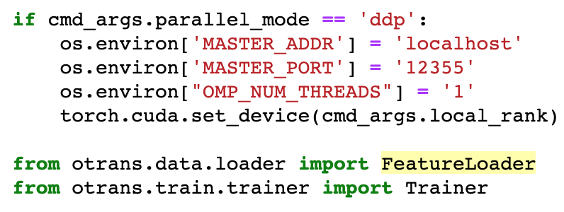 Training hangs when multi GPU training · Issue #41 · ZhengkunTian/OpenTransformer · GitHub