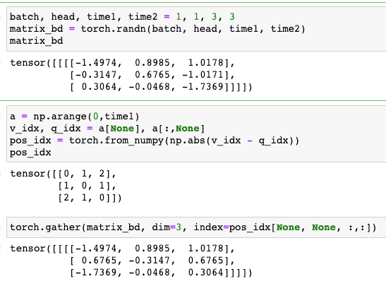 Why conformer relative postional encoding left shift have not masked ...