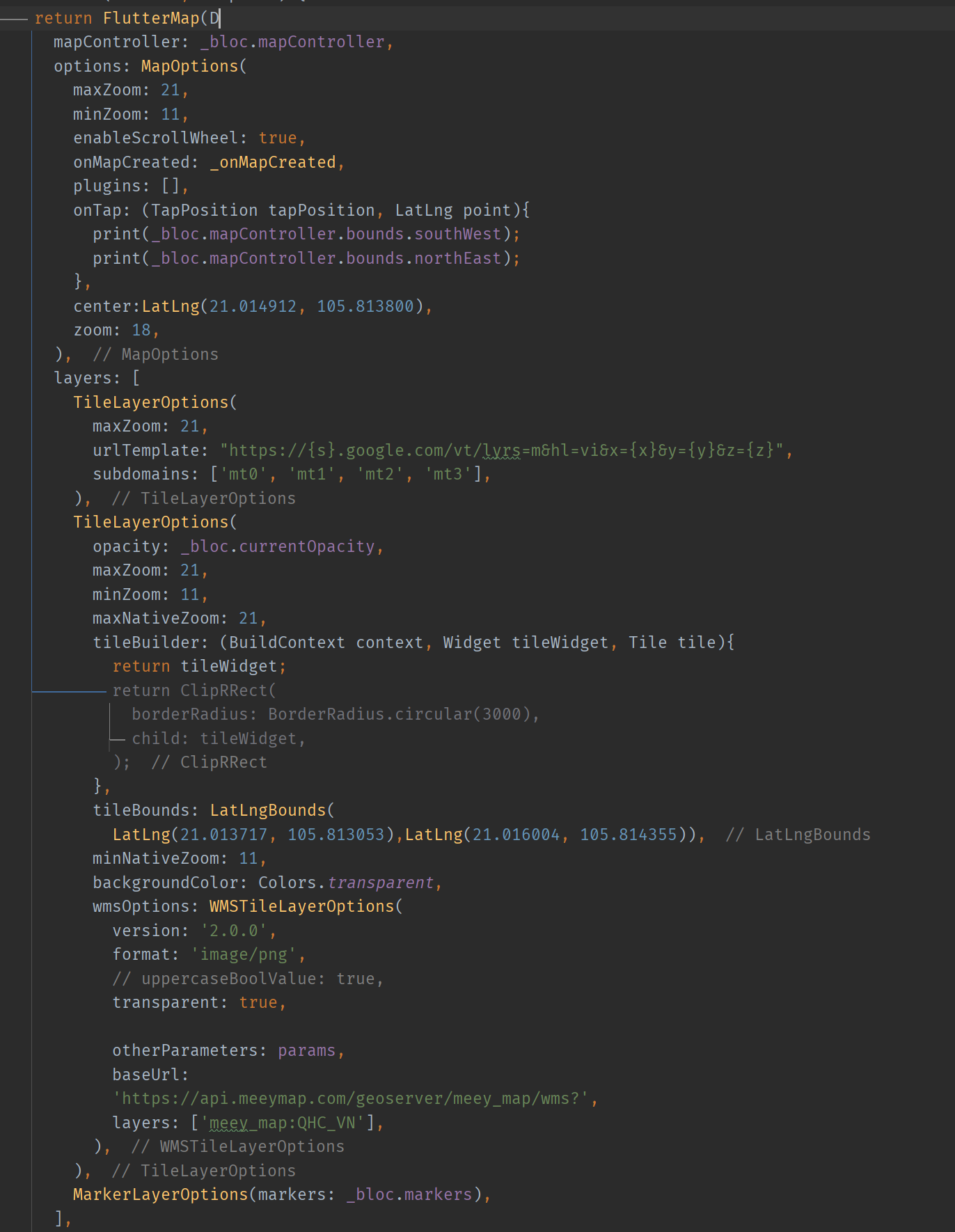 [BUG] tileBounds change when zoom · Issue #1261 · fleaflet/flutter_map · GitHub