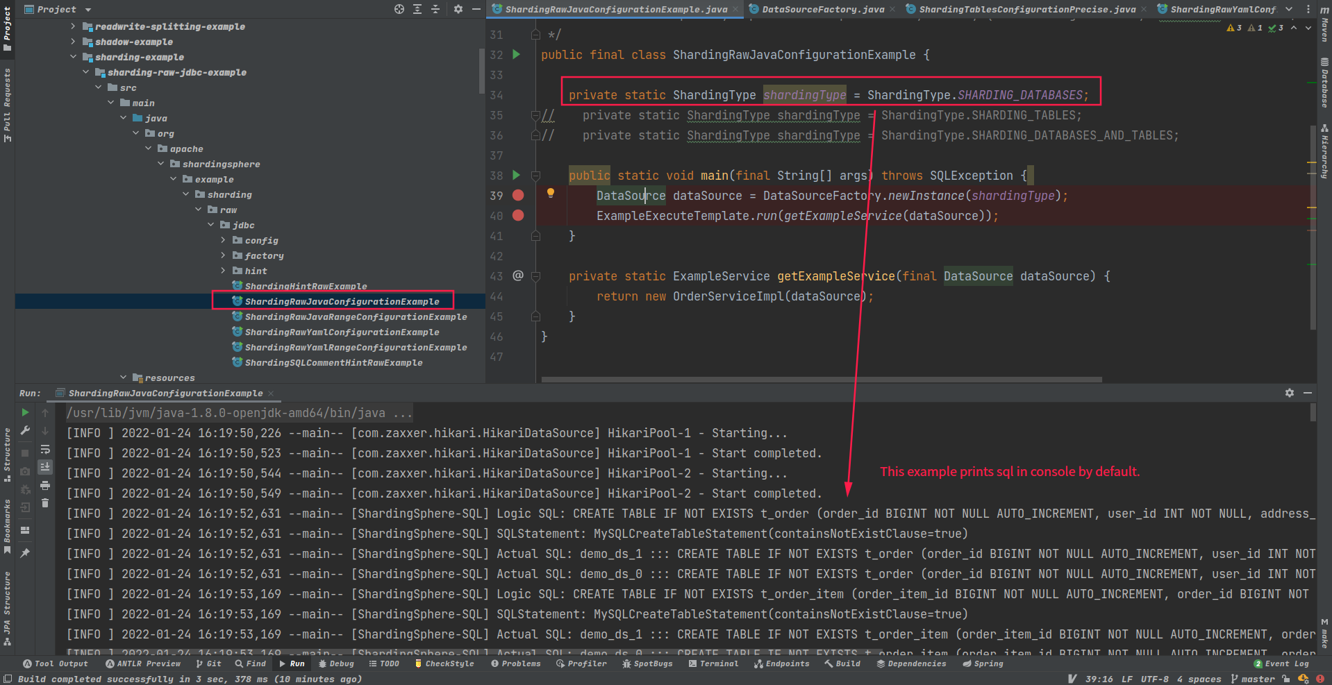 example is not standard in ShardingRawJavaConfigurationExample · Issue #15021 · apache ...