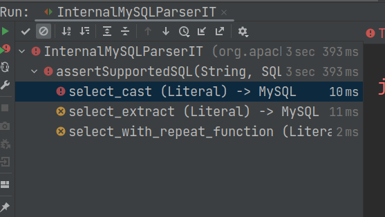 The unit test for Mysql parsing fails · Issue #24637 · apache ...