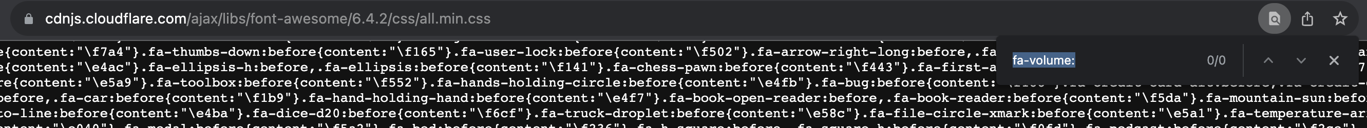 Bug: at least 2 icons in the documentation are missing from the CDN ...