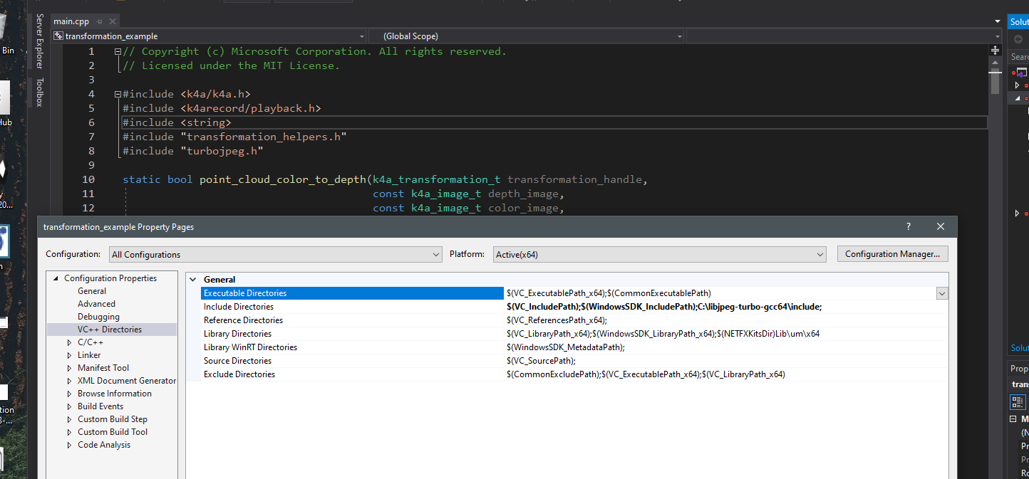 transformation_example | "k4a::k4a" · Issue #1155 · microsoft/Azure ...