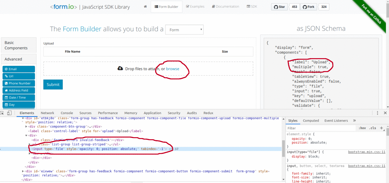 Can T Able To Choose Multiple File In File Component · Issue 1541 · Formio Formio Js · Github